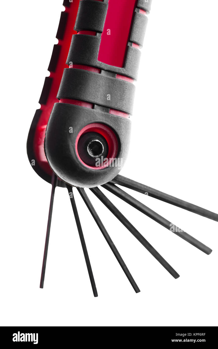 multi use screwdriver on white Stock Photo - Alamy