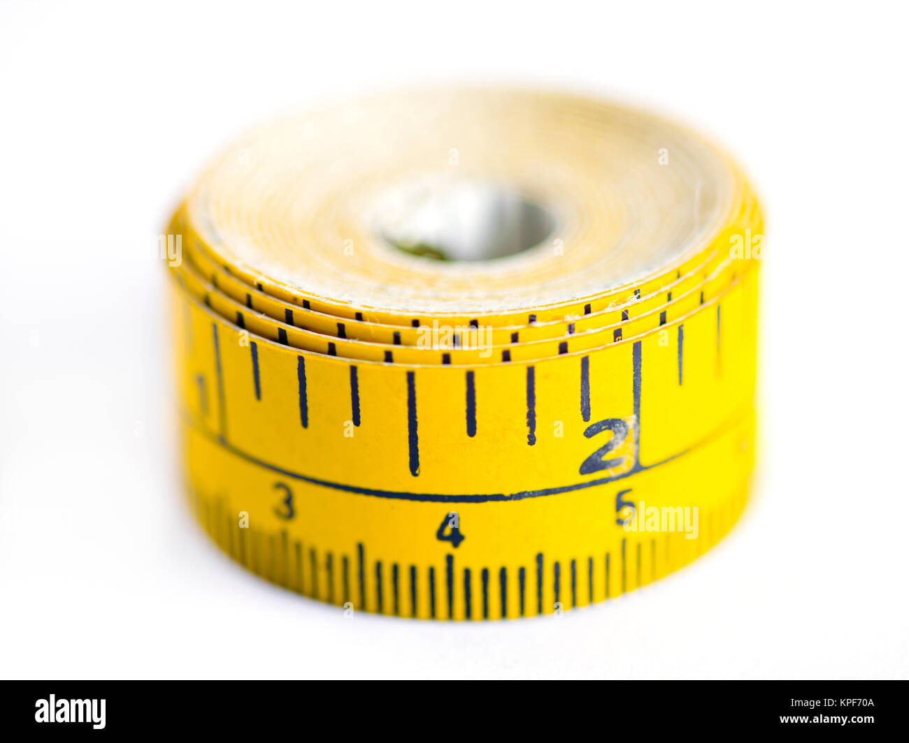 Up Close Measuring Tape Stock Photo - Alamy