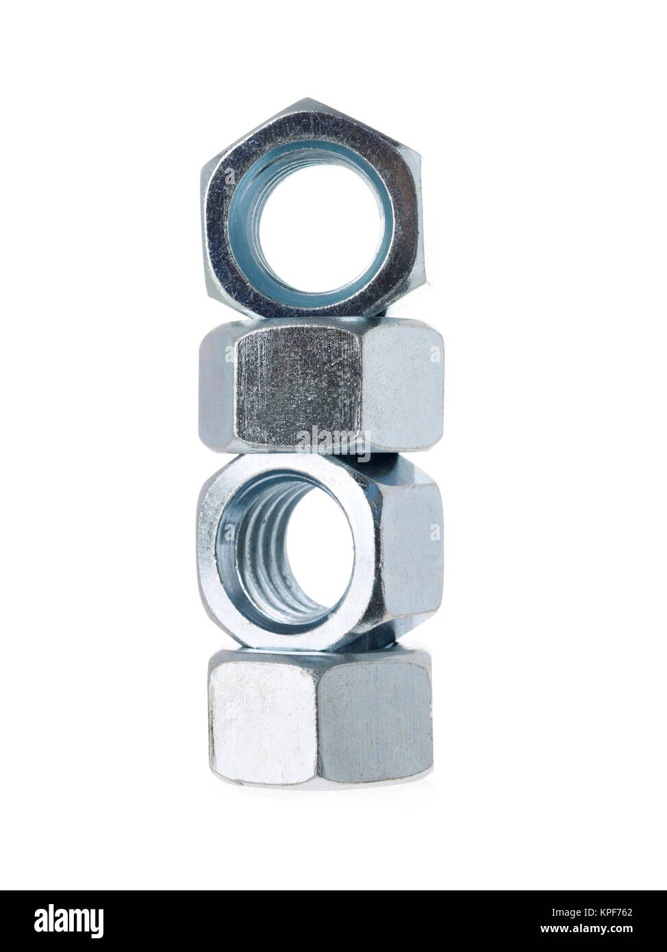 Top view metal bolts Cut Out Stock Images & Pictures - Alamy