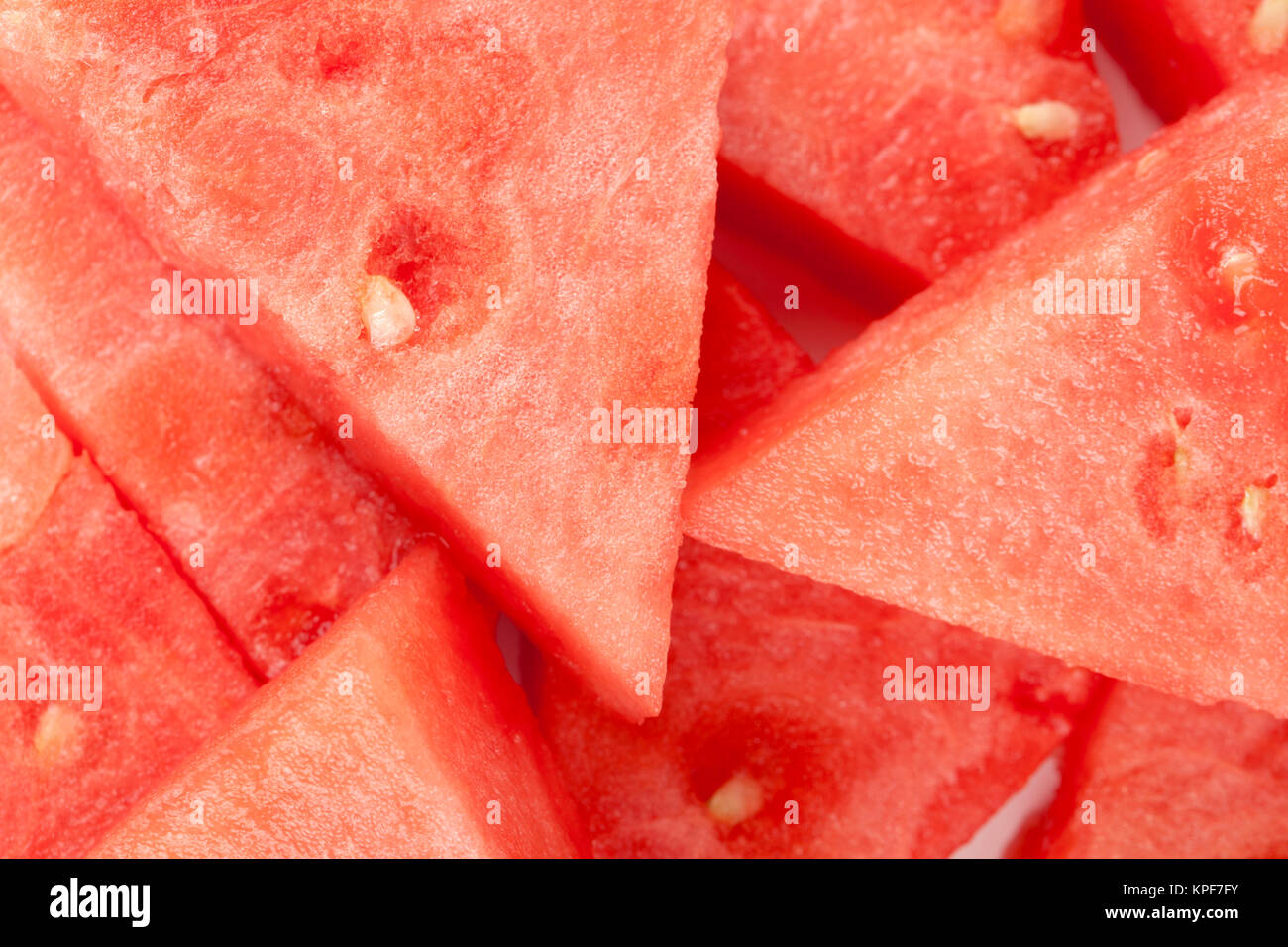 triangular slices of watermelons Stock Photo - Alamy