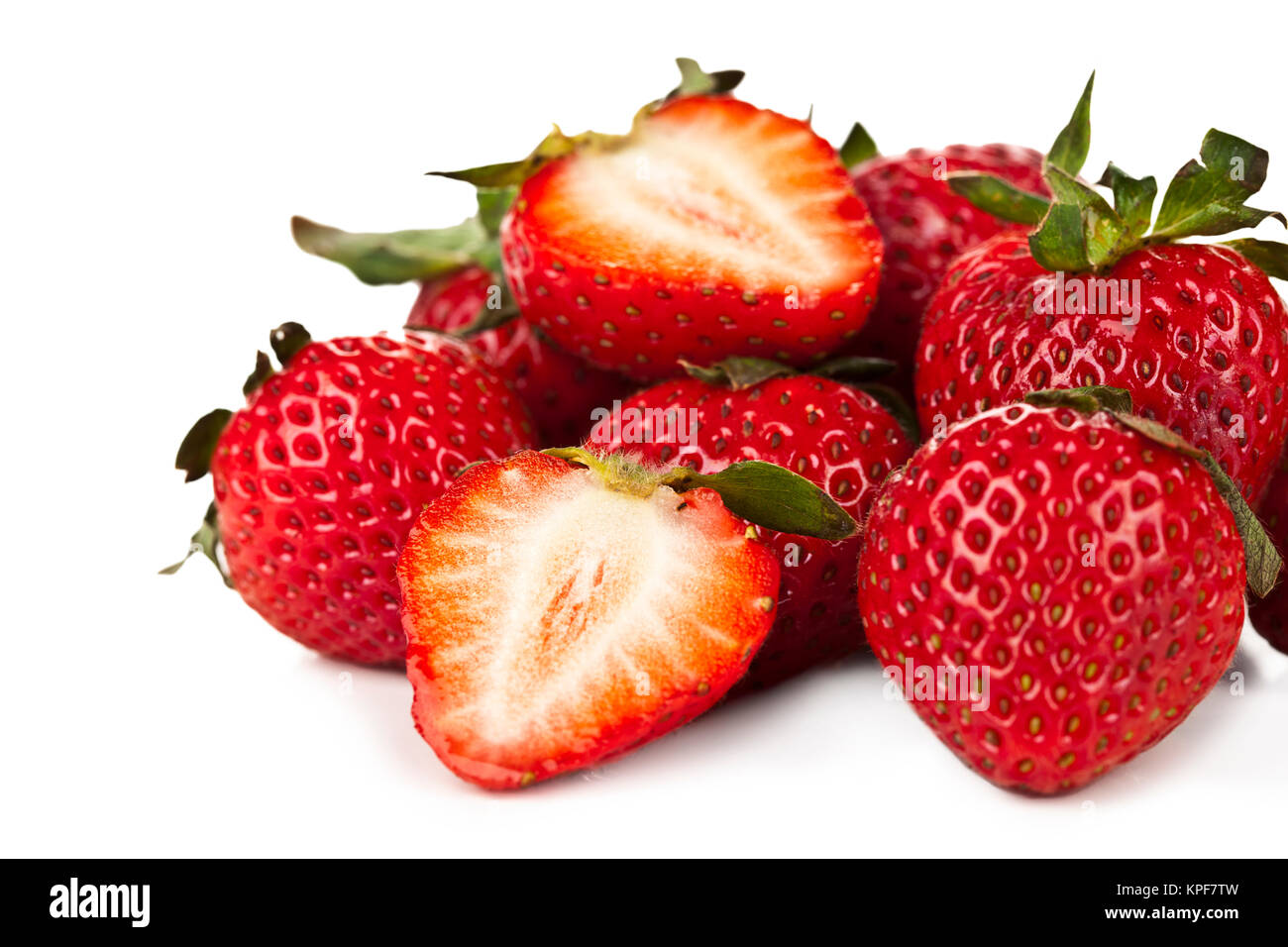 red strawberry fruits Stock Photo - Alamy