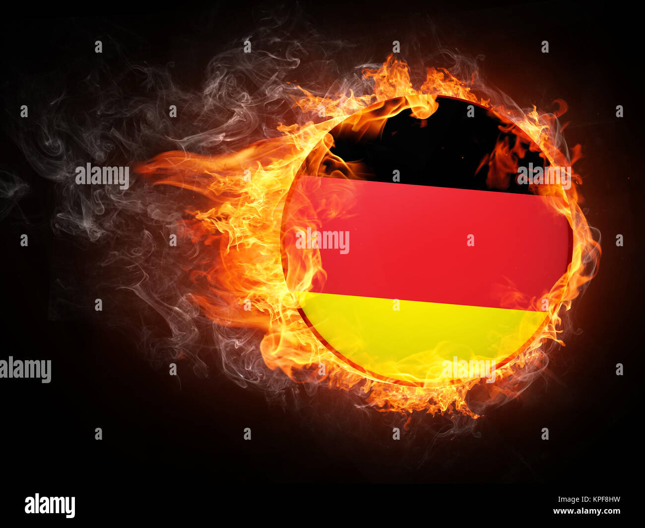 Germany smoke flag hi-res stock photography and images - Alamy