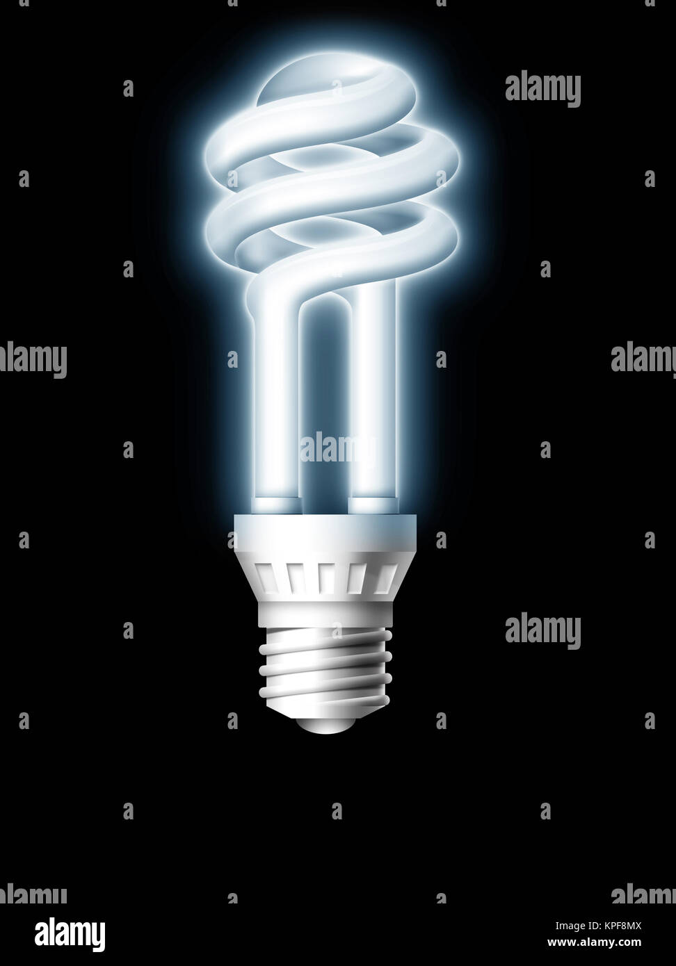 Luminous bulb on background. 2D artwork. Computer Design Stock Photo ...