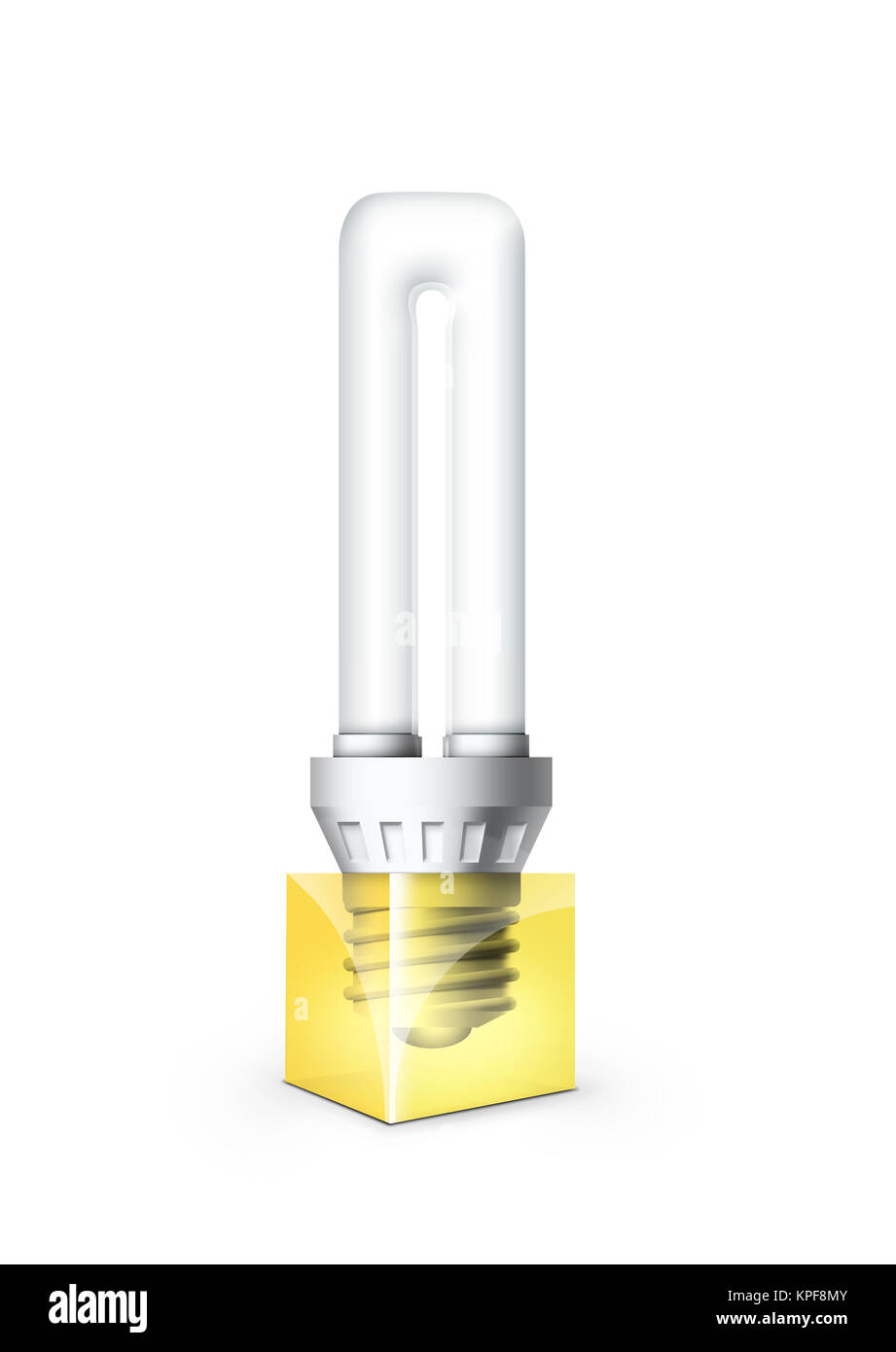 Luminous bulb on background. 2D artwork. Computer Design Stock Photo ...