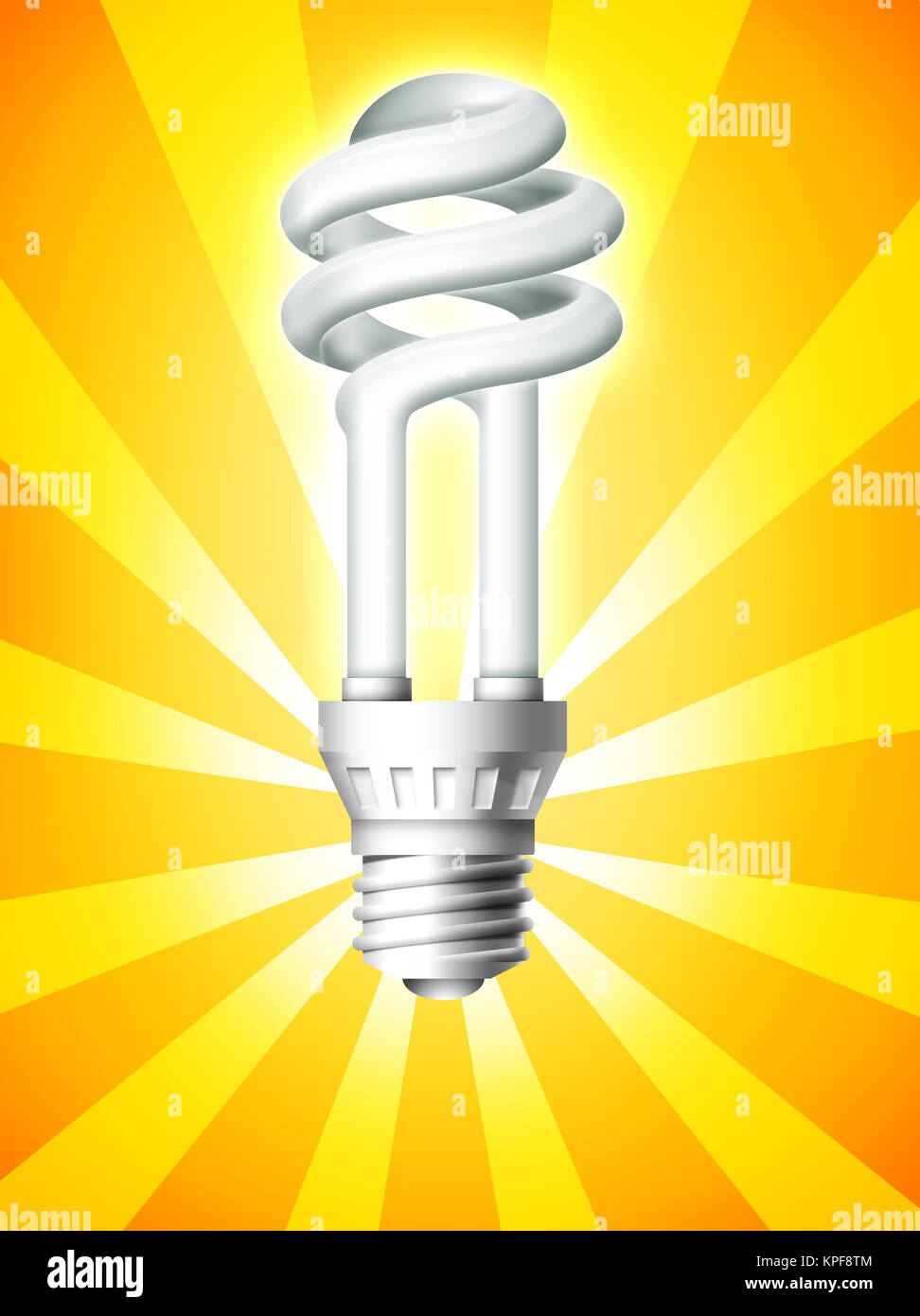 Luminous bulb on background. 2D artwork. Computer Design Stock Photo ...