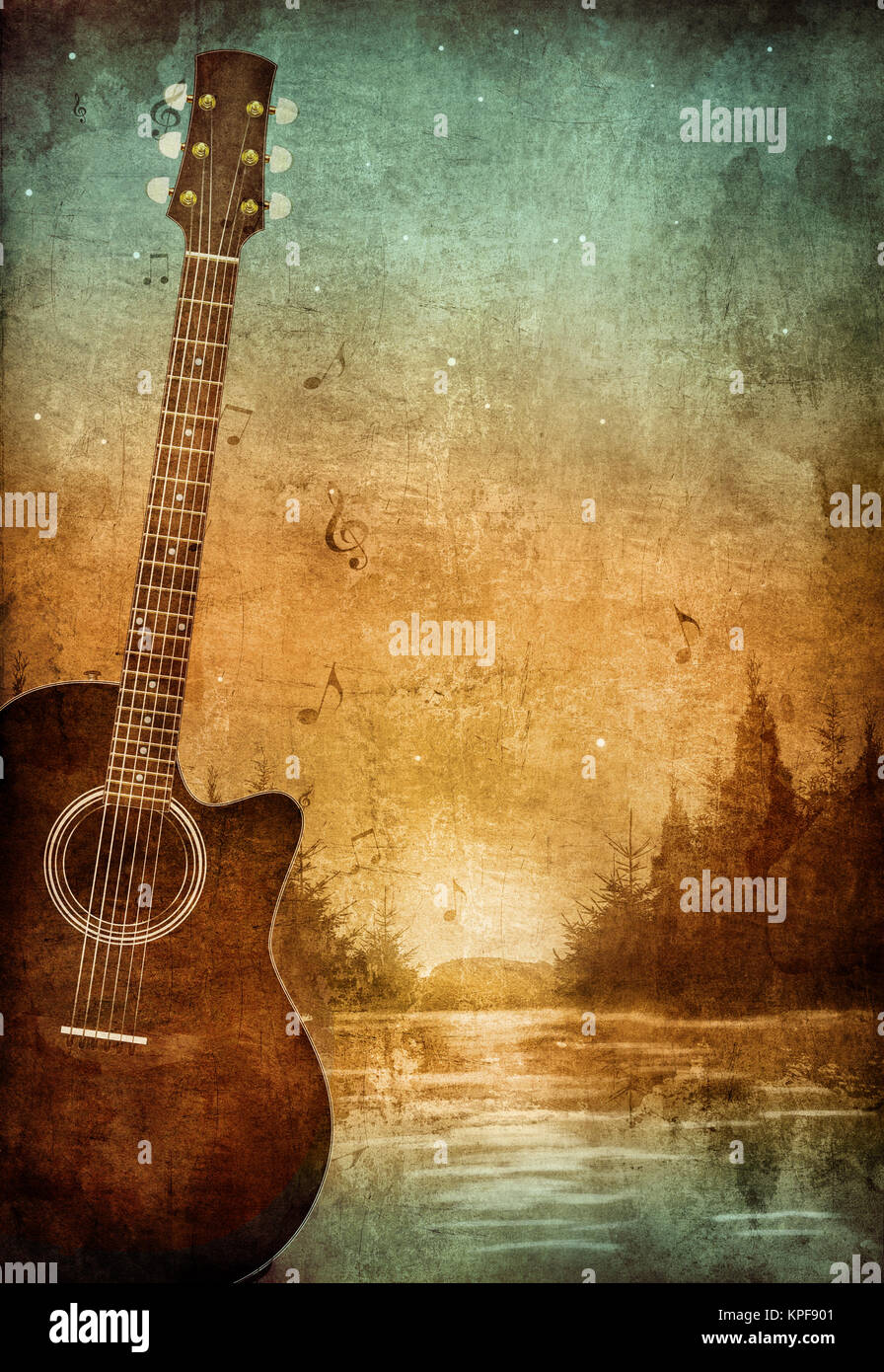 Old Paper. Retro Music Party Texture Background Stock Photo - Alamy