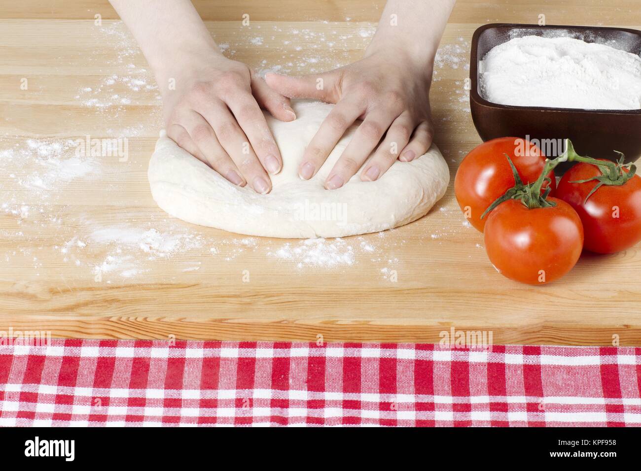 Hand kneading hi-res stock photography and images - Alamy