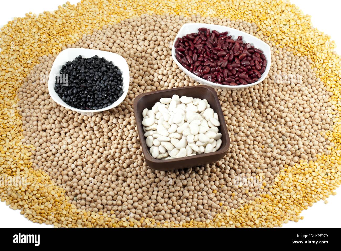 food grains in bowl Stock Photo - Alamy