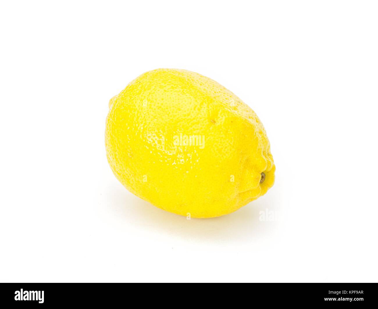 Fresh lemon isolated on white background Stock Photo - Alamy