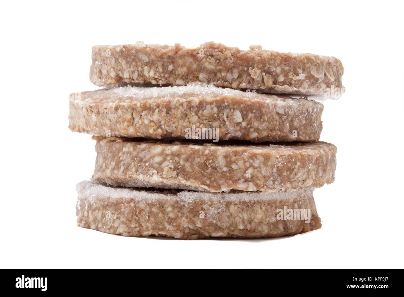 frozen meat patties Stock Photo - Alamy