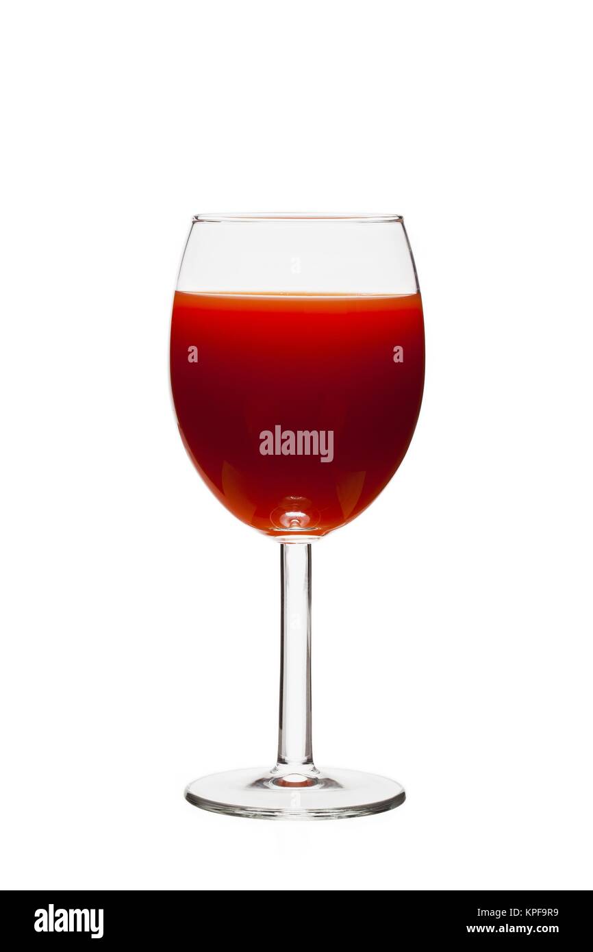 glass of red juice Stock Photo - Alamy