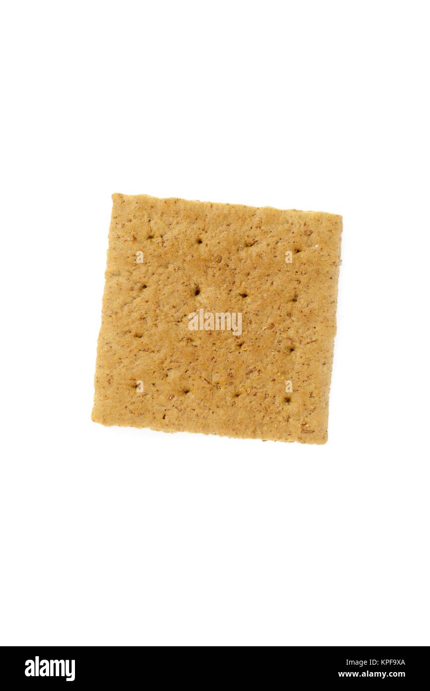 graham cracker isolated on white background Stock Photo - Alamy