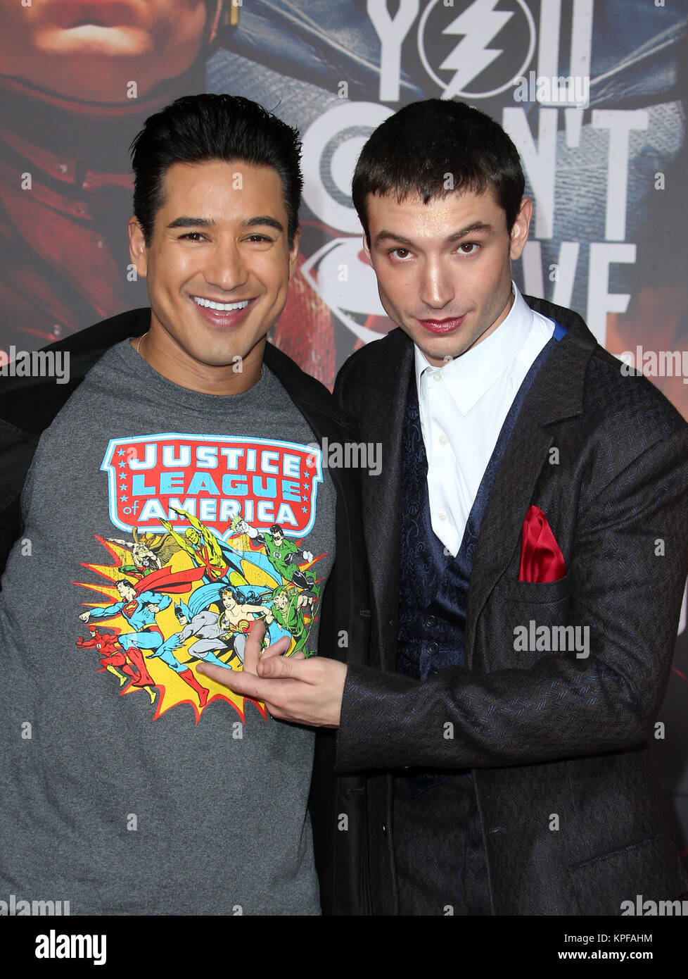 Premiere Of Warner Bros. Pictures' 'Justice League' Featuring: Mario ...