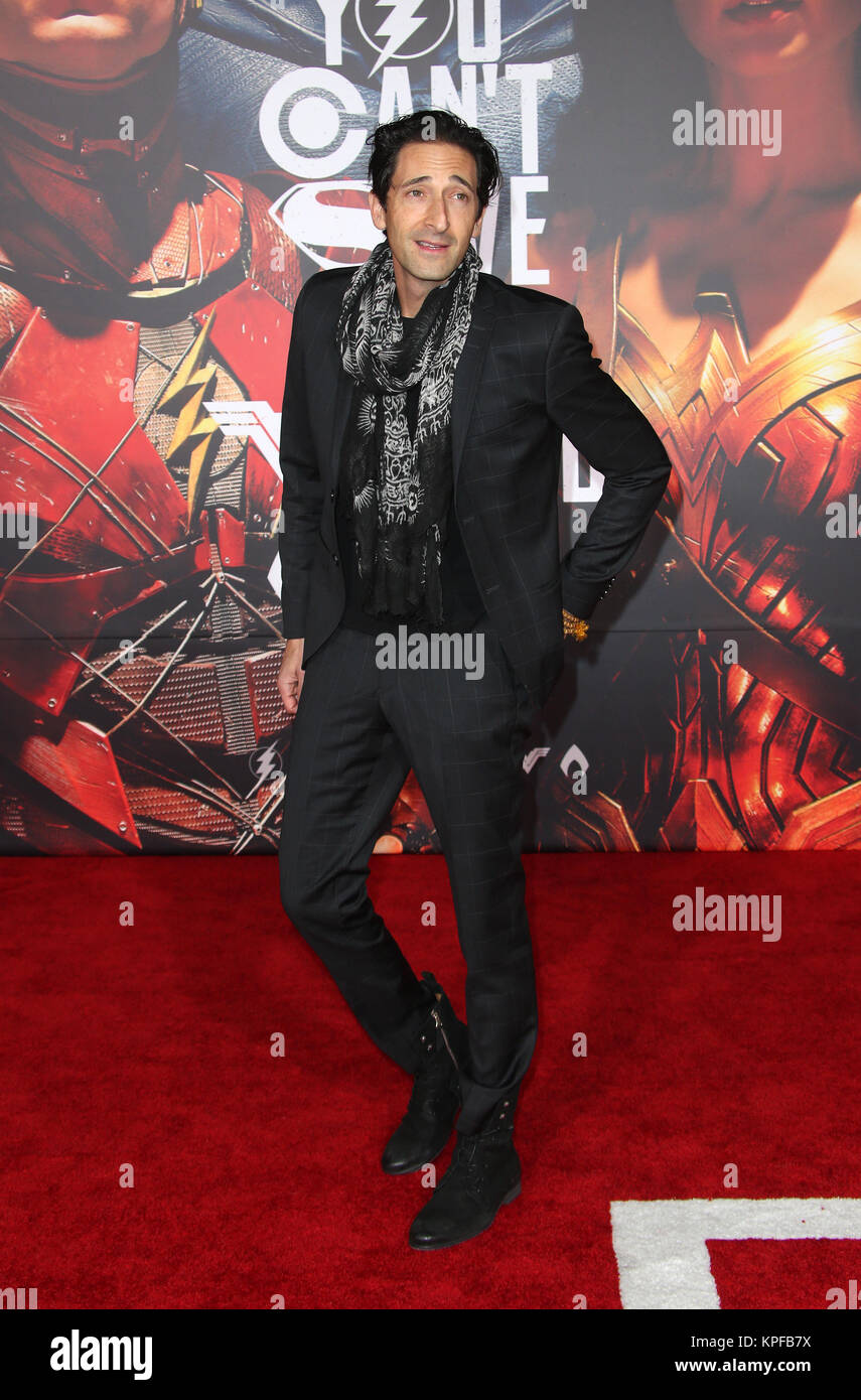 Premiere Of Warner Bros. Pictures' 'Justice League' Featuring: Adrien ...