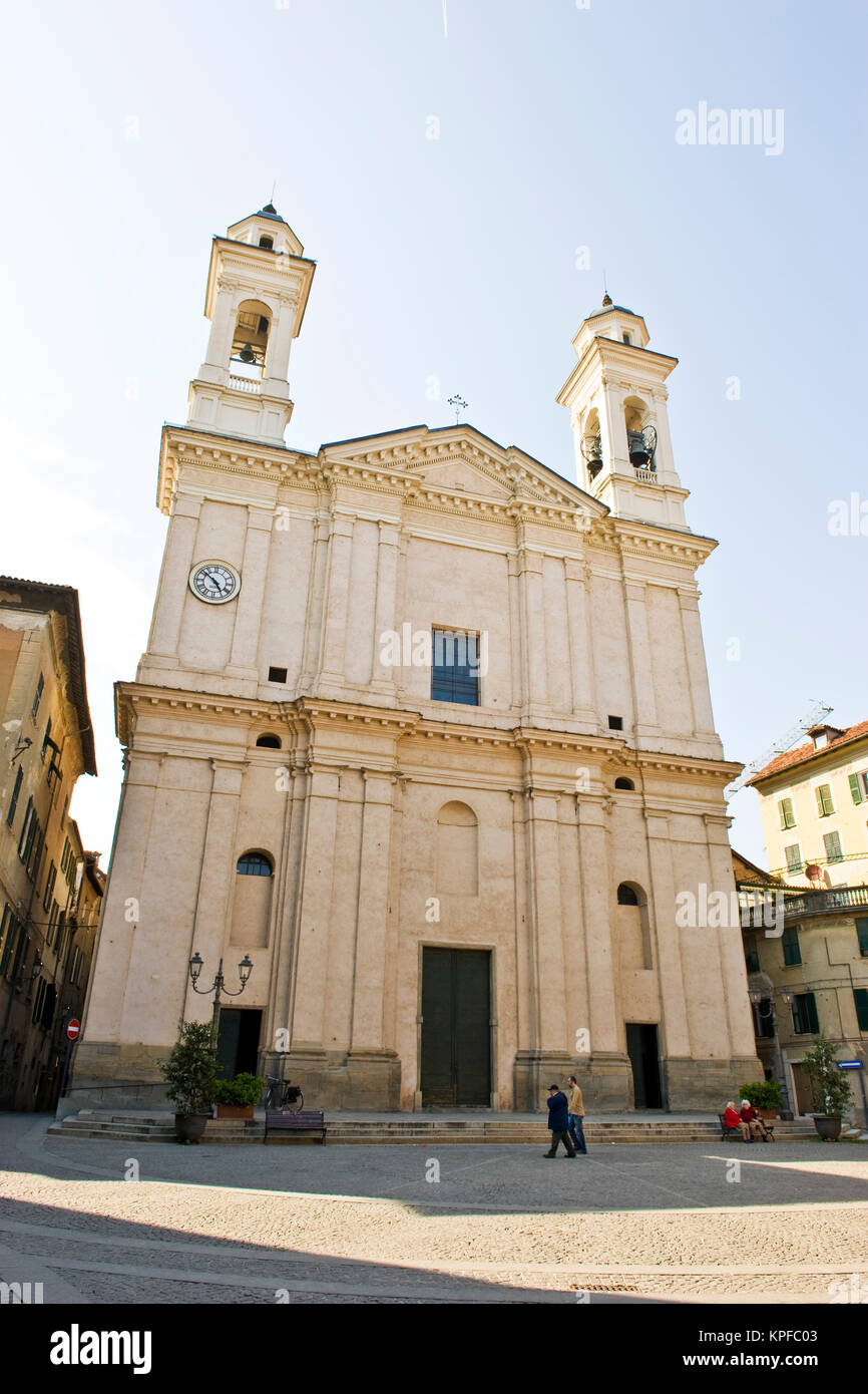 Parish churc, Ovada, Piedmont, Italy Stock Photo - Alamy
