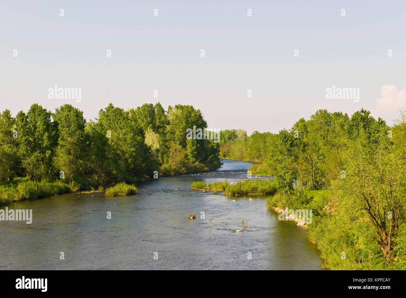 Orba River, Ovada, Piedmont, Italy Stock Photo - Alamy