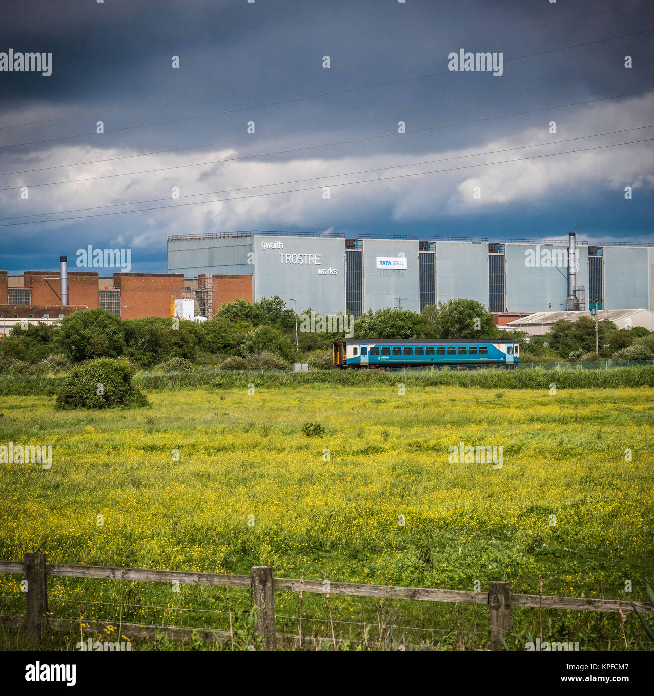 Trostre steelworks hi-res stock photography and images - Alamy