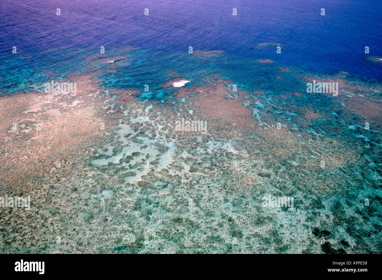Aerial view of Hastings Reef, Queensland, Australia Stock Photo - Alamy
