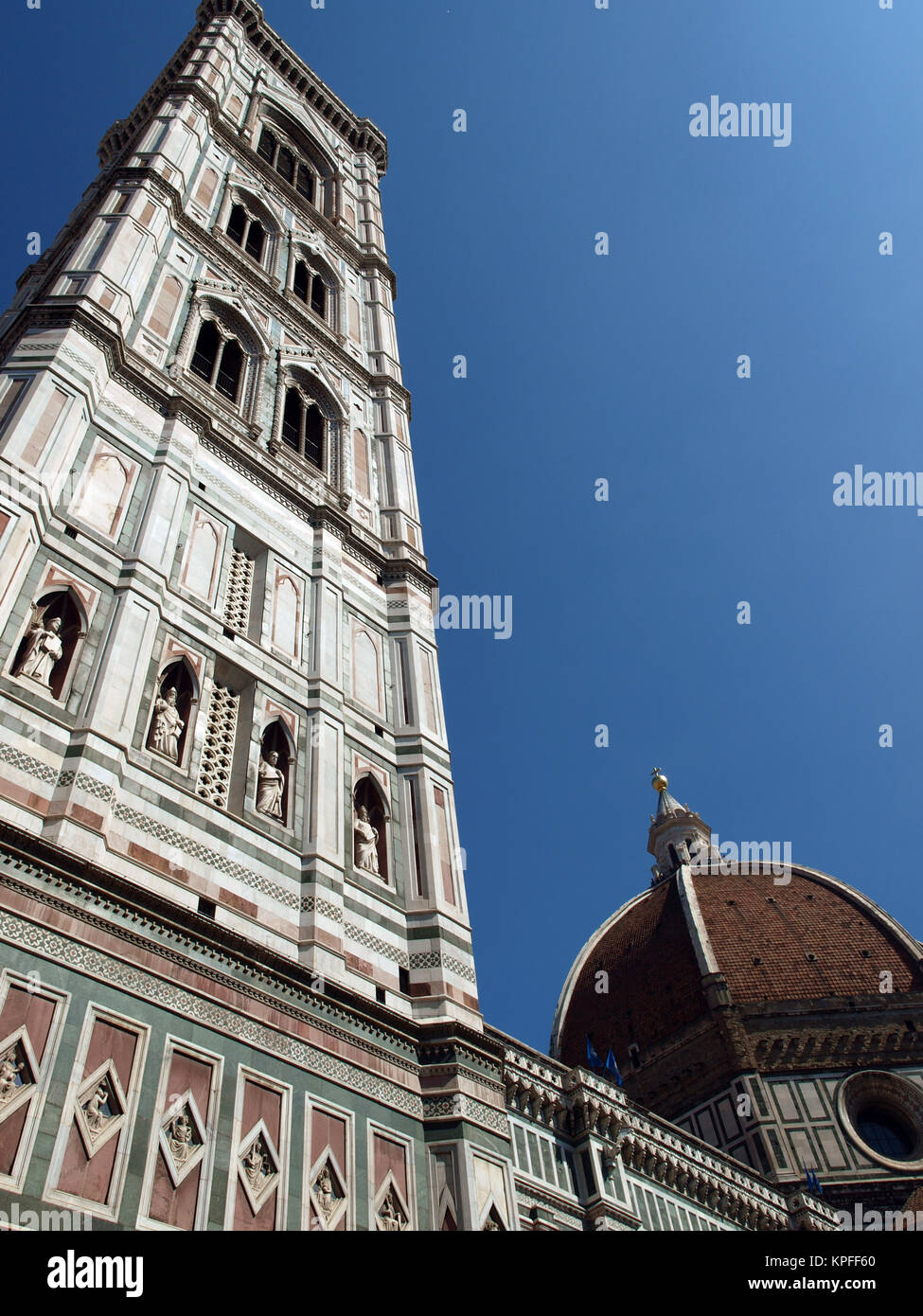 View of theGiotto's bell tower - Florence Stock Photo - Alamy