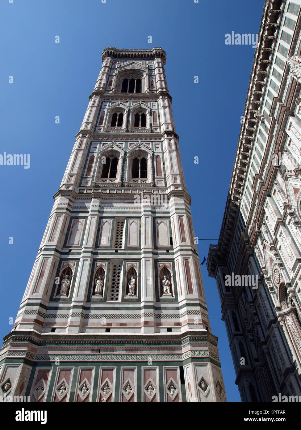 View of theGiotto's bell tower - Florence Stock Photo - Alamy