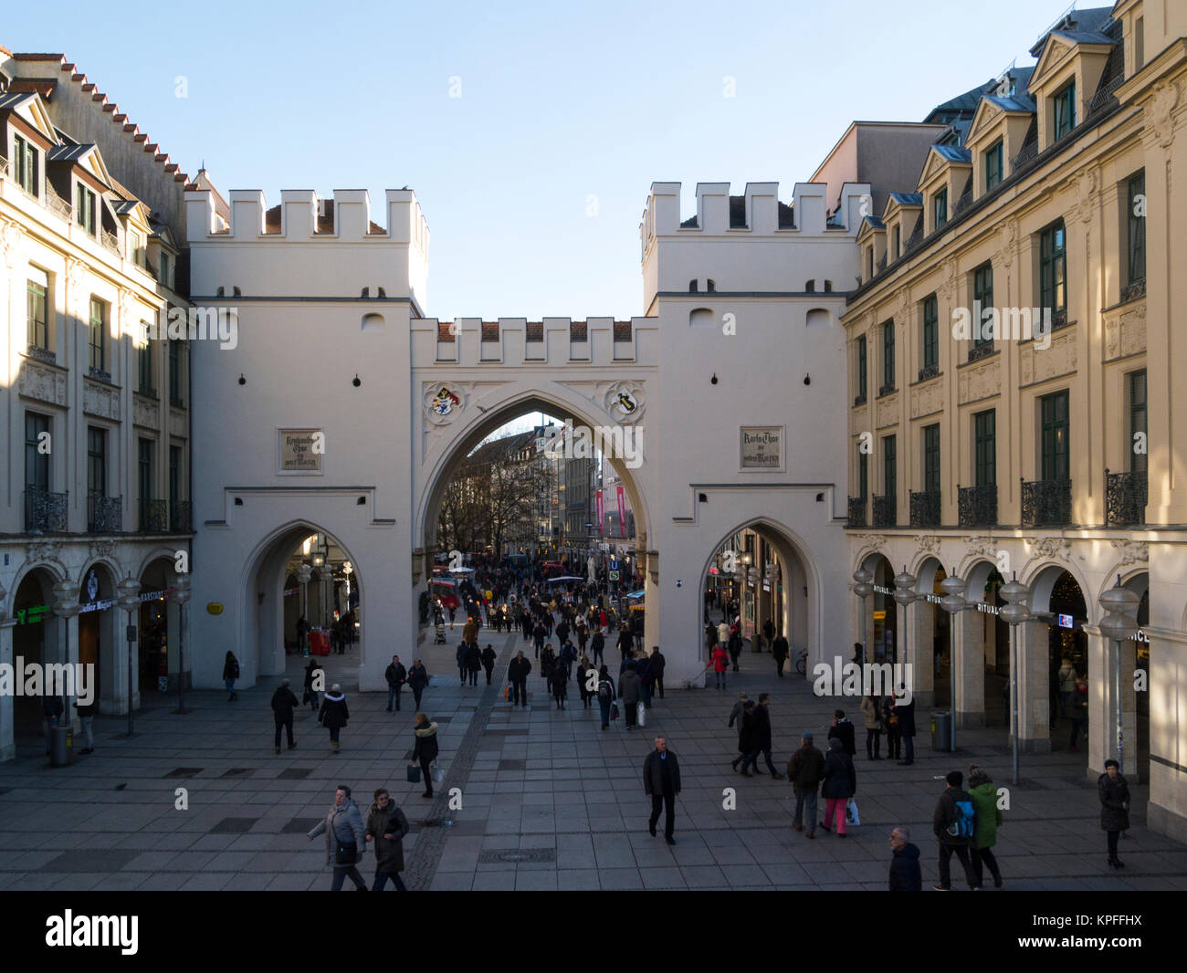 Karlstor Karls Tower a gothic gate of demolished medieval ...