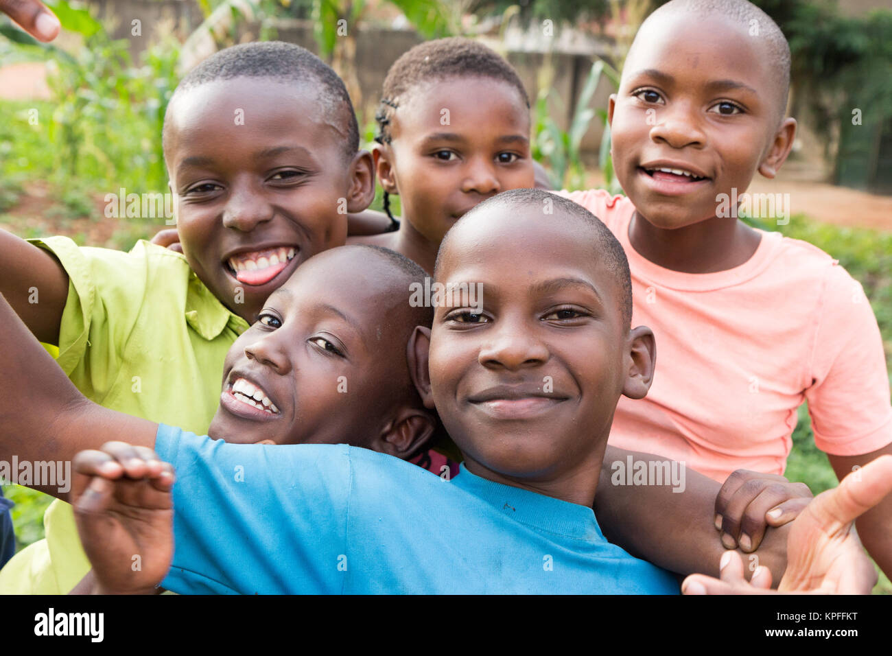 Ugandan Children Smiling