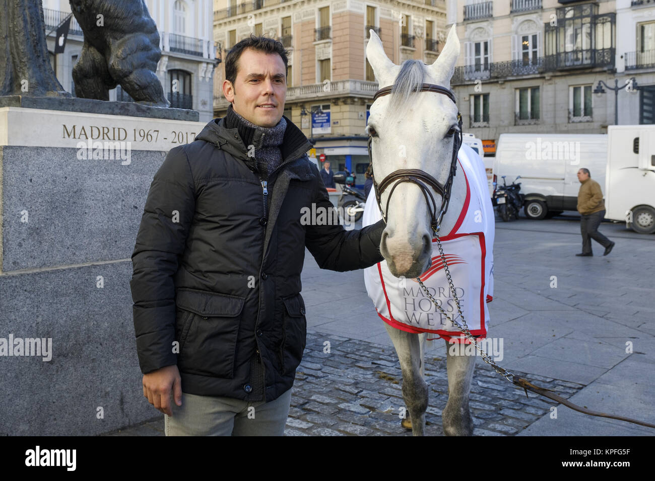 Sergio Alvarez Moya and Mar Saura promote Madrid Horse Week 2017 in ...