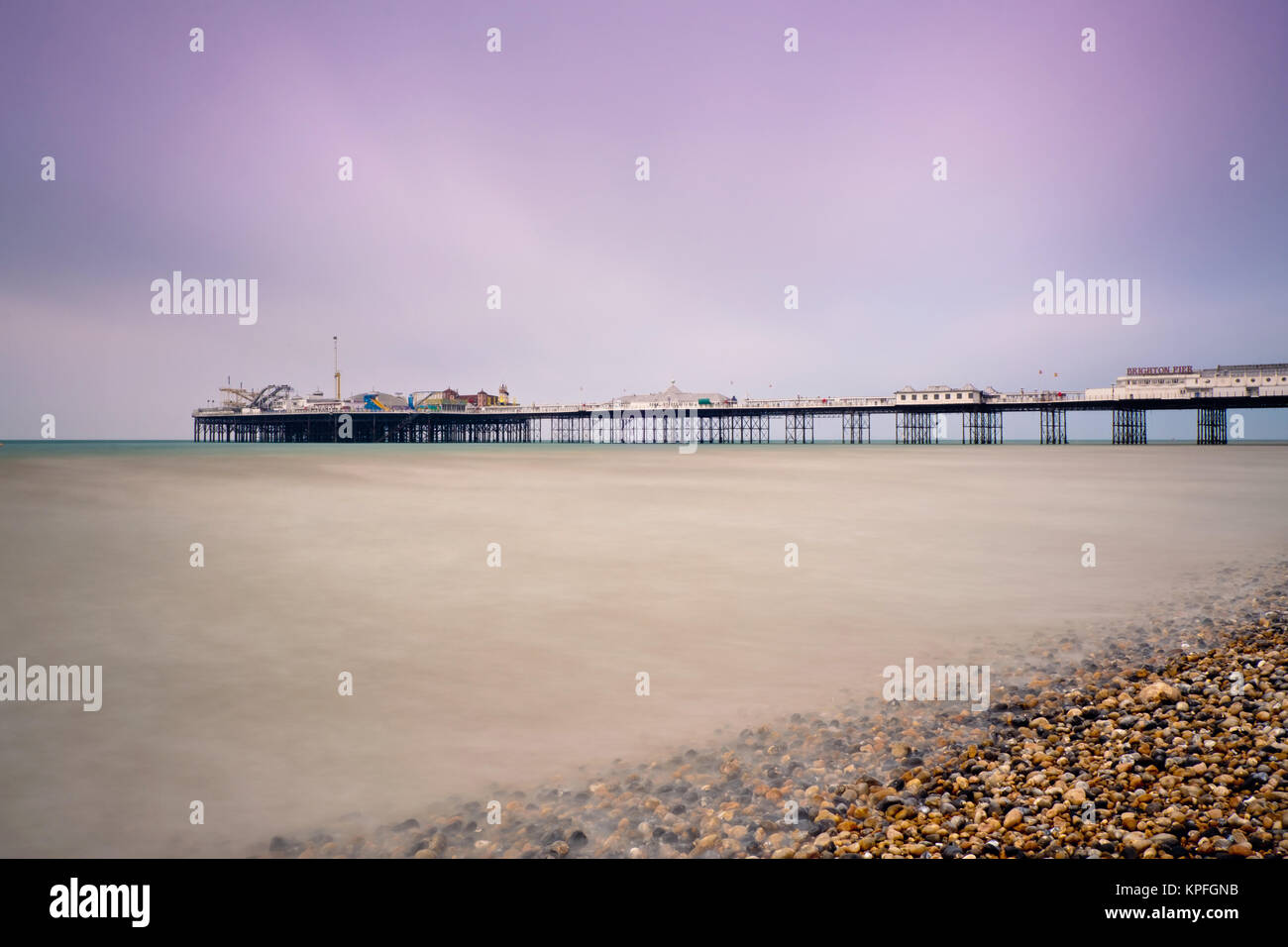 Brighton pier ruins hi-res stock photography and images - Alamy