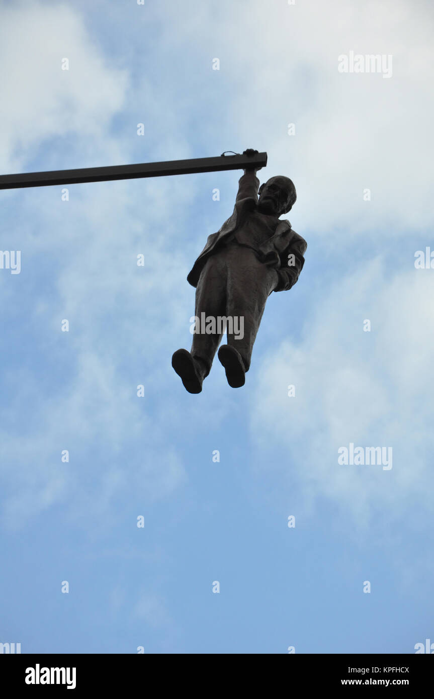 Hanged Man in Prague Stock Photo - Alamy
