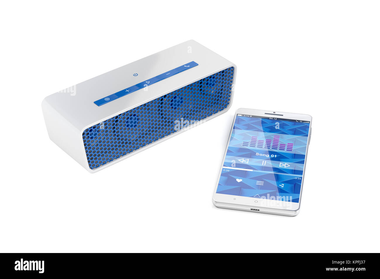Smart speaker play Cut Out Stock Images & Pictures - Alamy