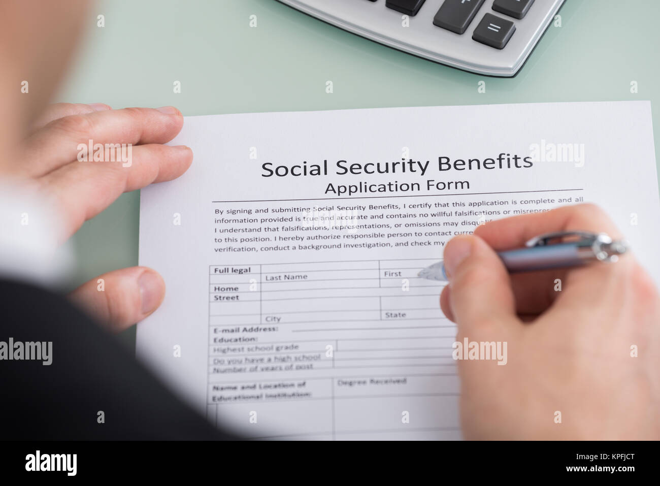 Benefits Form High Resolution Stock Photography and Images - Alamy