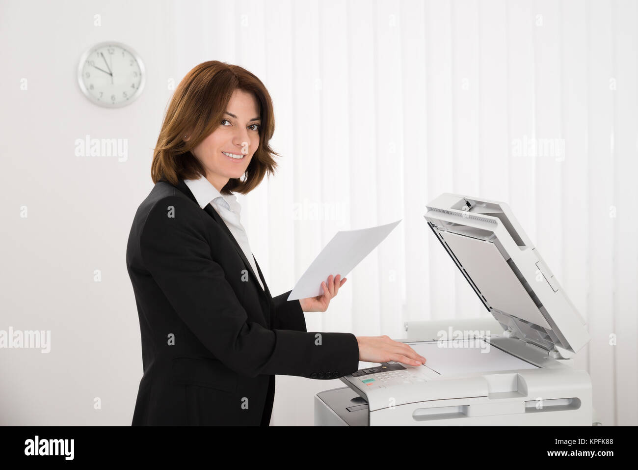 Woman Photocopy Machine High Resolution Stock Photography and Images ...
