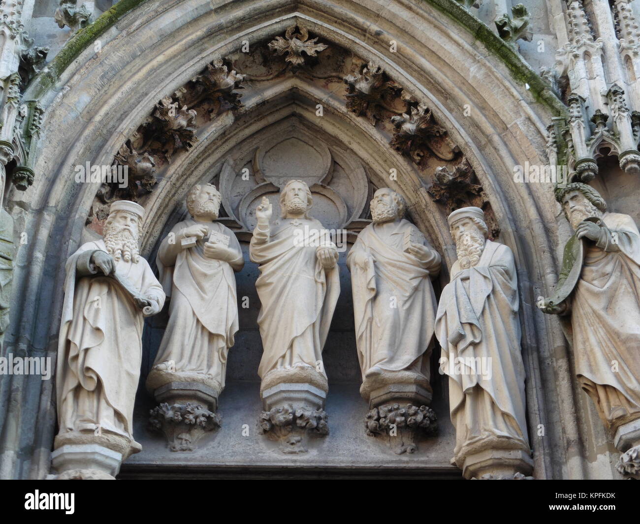Germany,Cologne - Statue Group at the Historical Town Hall Cologne ...