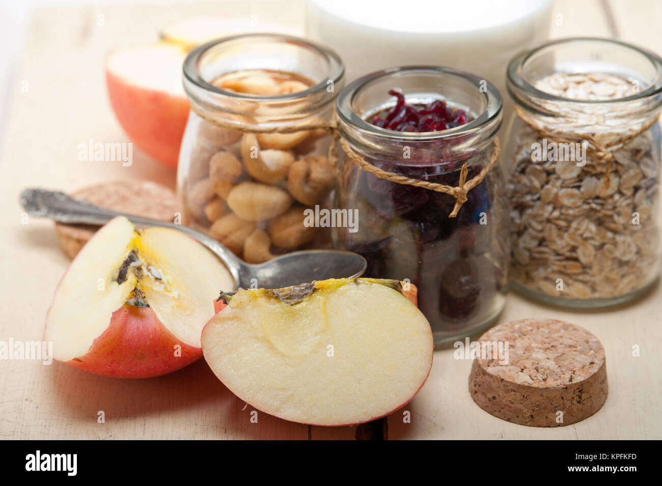 healthy breakfast ingredients Stock Photo - Alamy