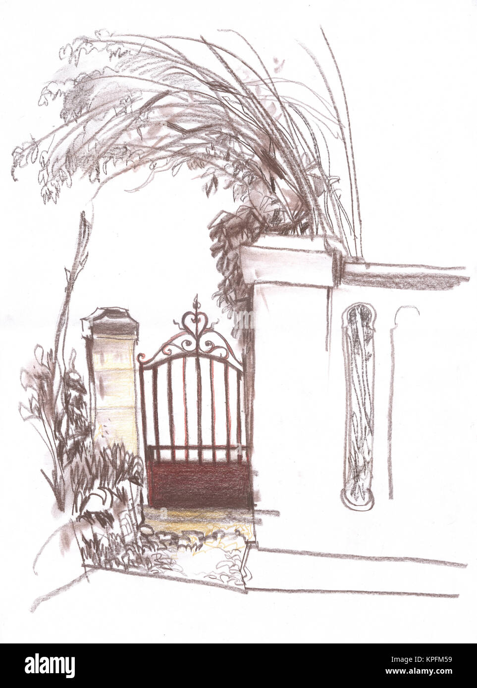 Old town gate Cut Out Stock Images & Pictures - Alamy