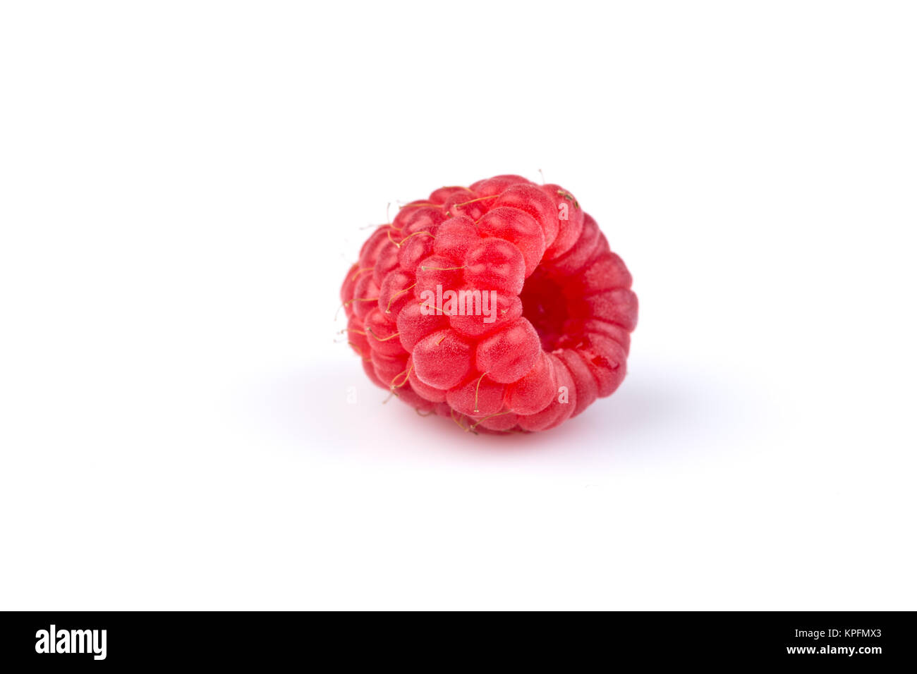 raspberry isolated on white background Stock Photo - Alamy