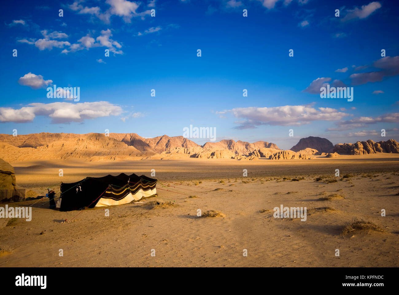 Jordan, Wadi Rum desert, bedouin tent Stock Photo - Alamy
