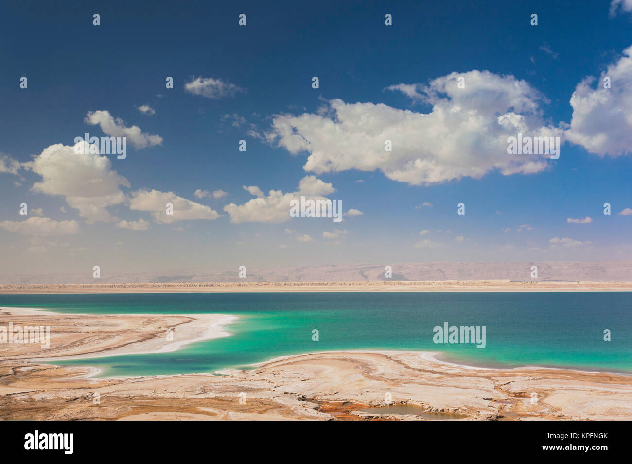 Jordan, Dead Sea, Mazraa, seascape by Potash City Stock Photo - Alamy