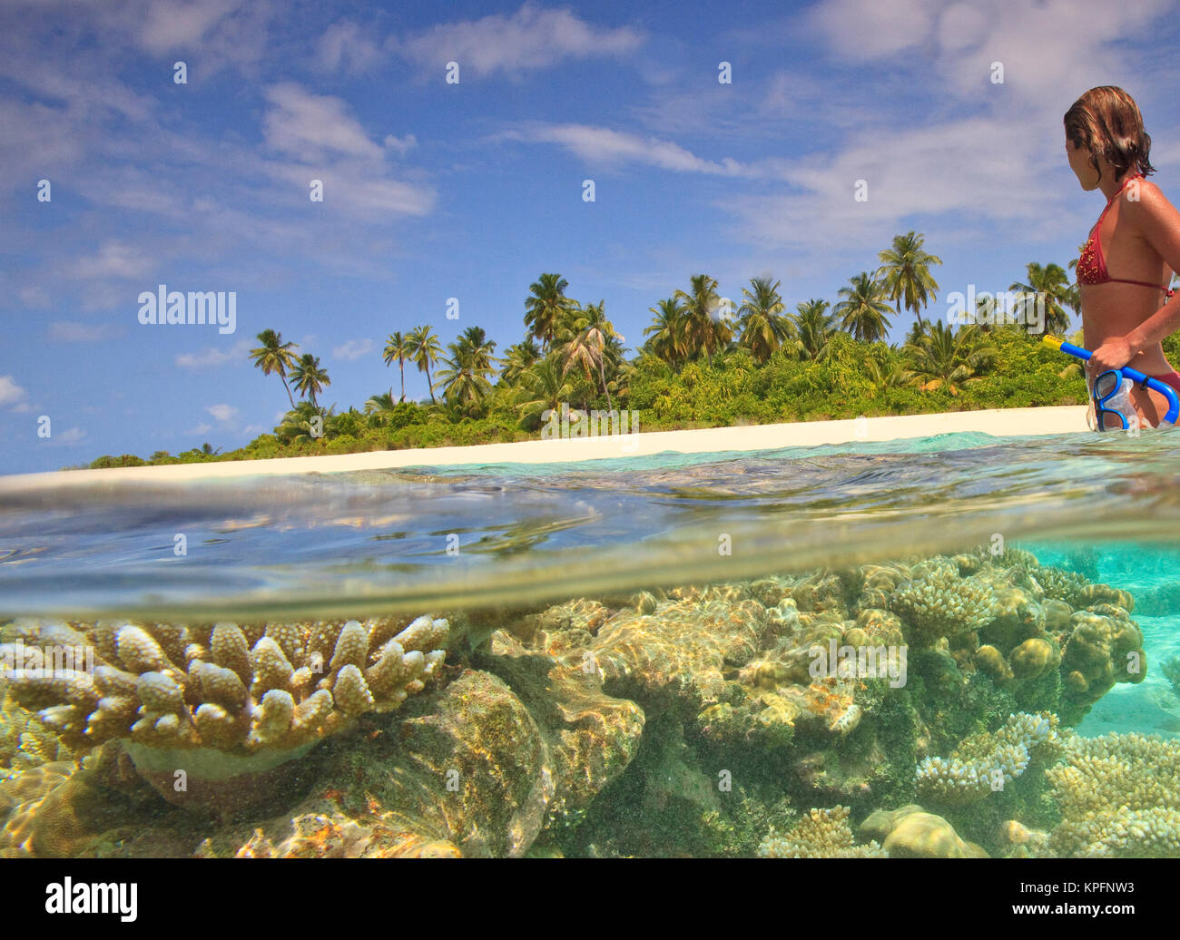 South Huvadhoo Atoll, Southern Maldives, Indian Ocean Stock Photo - Alamy