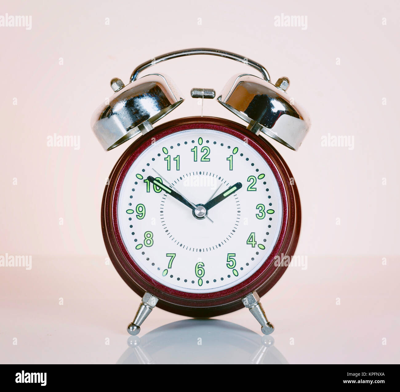 Old style alarm clock Stock Photo - Alamy