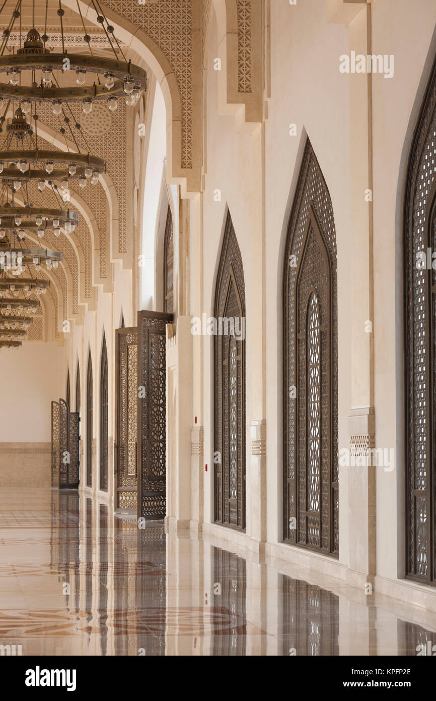Qatar, Doha, Abdul Wahhab Mosque, The State Mosque of Qatar, courtyard ...
