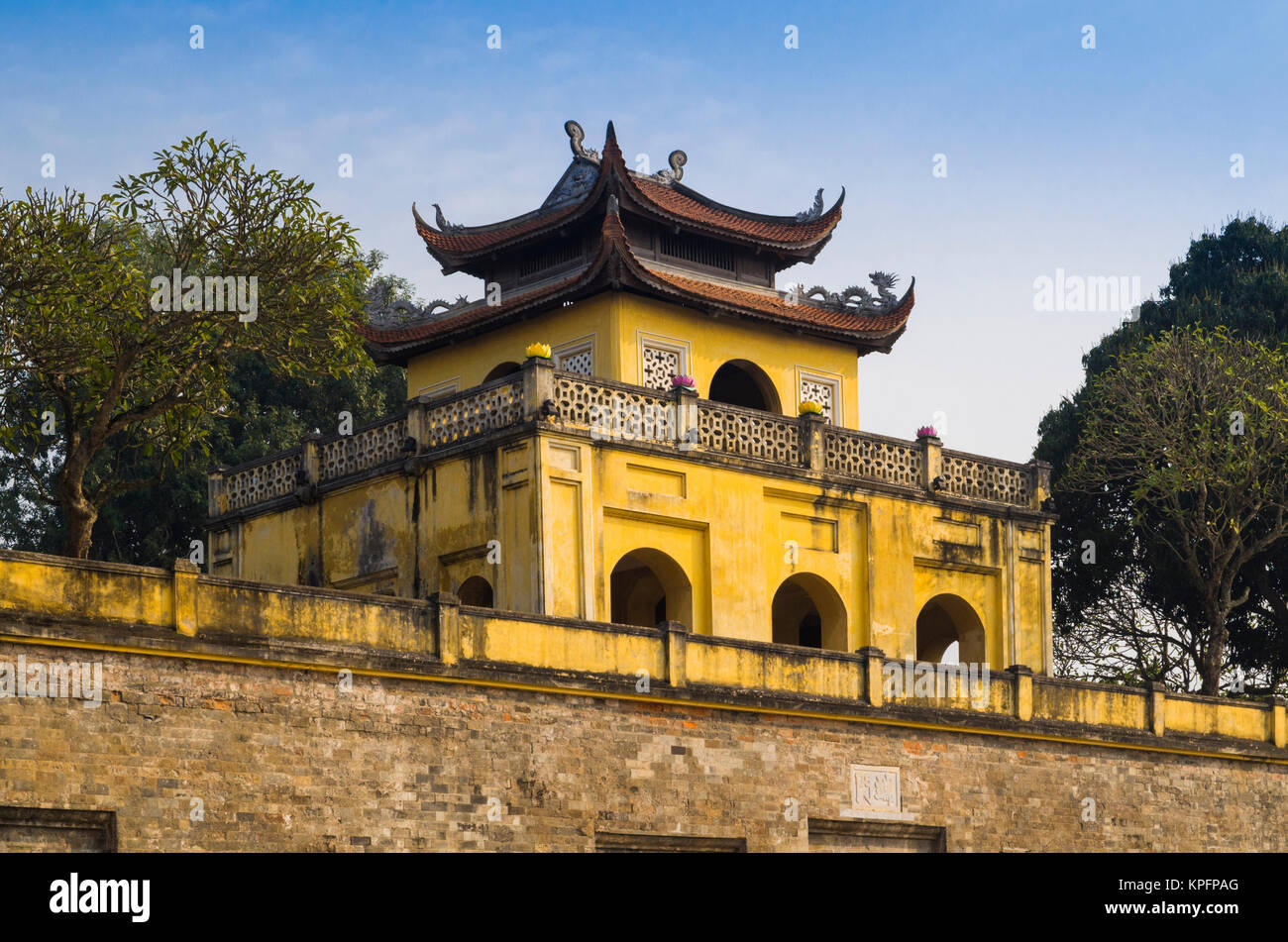 Vietnam, Hanoi. Imperial Citadel, gate Stock Photo - Alamy