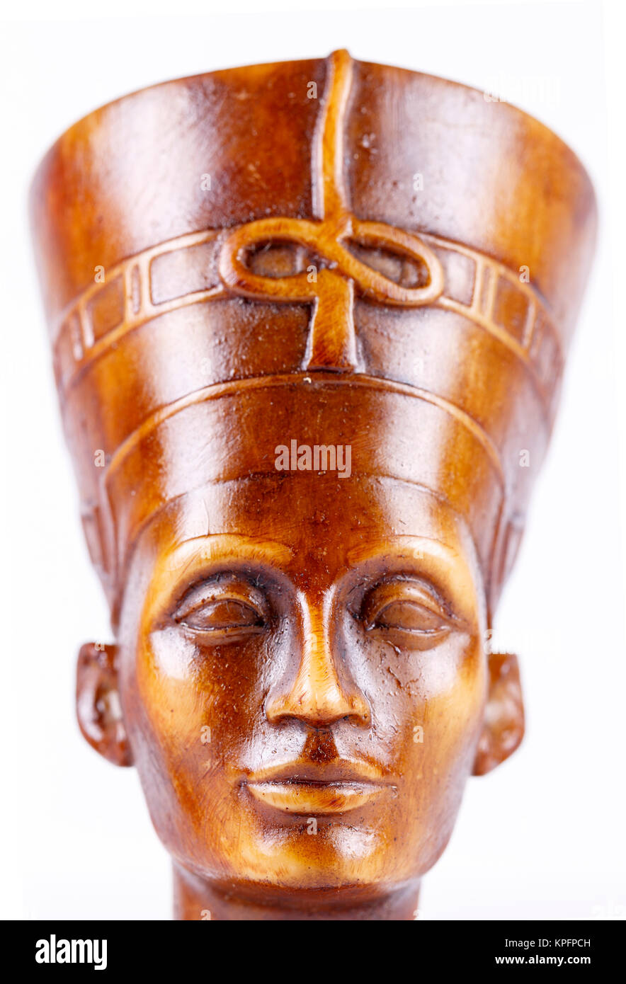 Face of isolated statue of pharaoh Stock Photo - Alamy