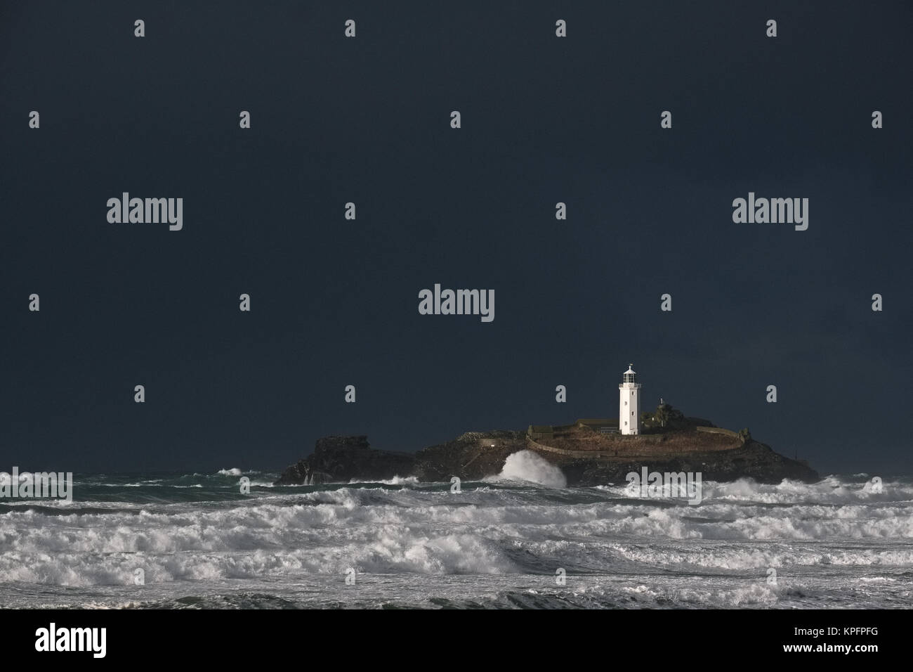 Winter storm in cornwall hi-res stock photography and images - Alamy