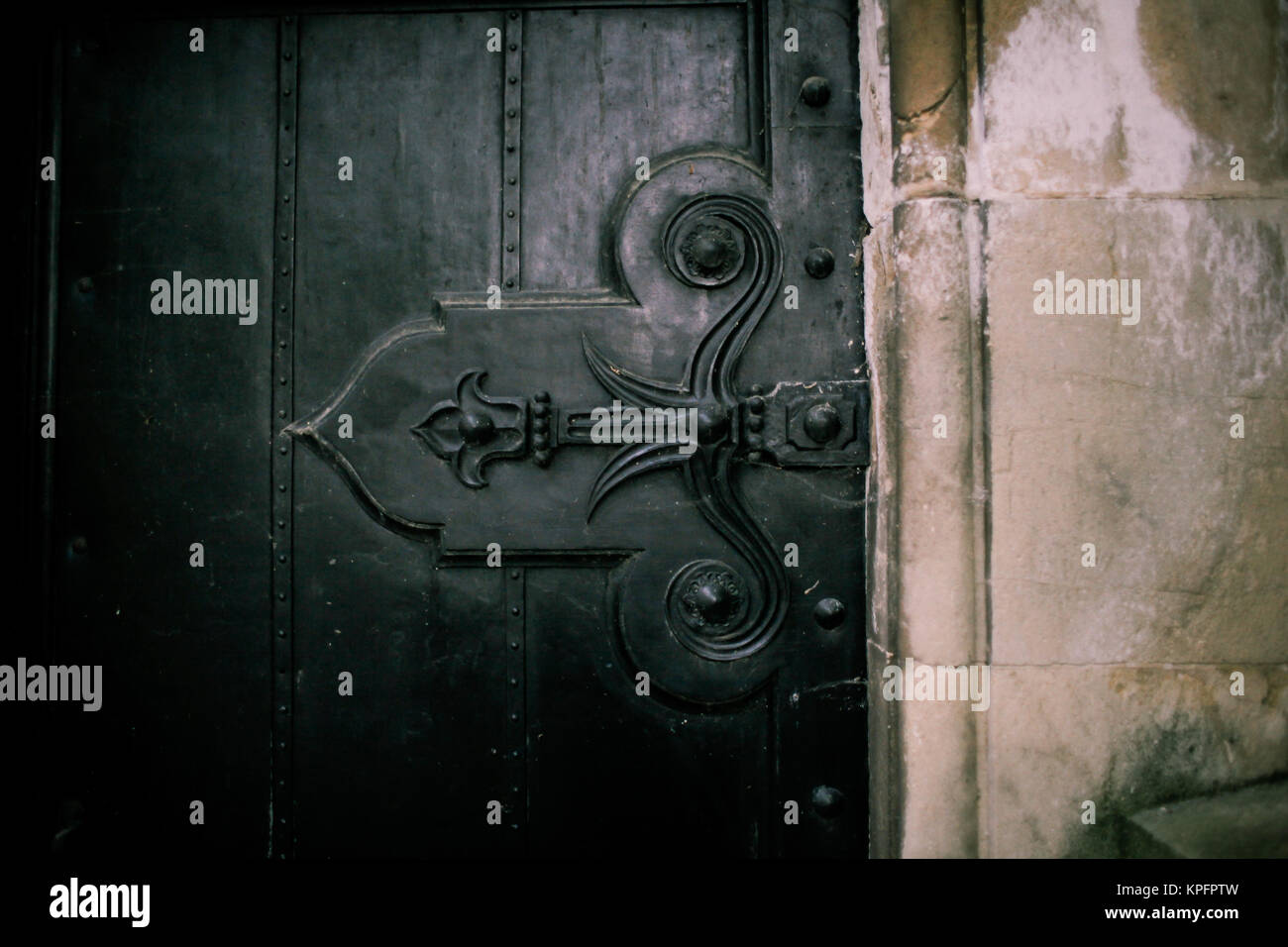 Graves, statues and crypts in an old cemetery Stock Photo - Alamy