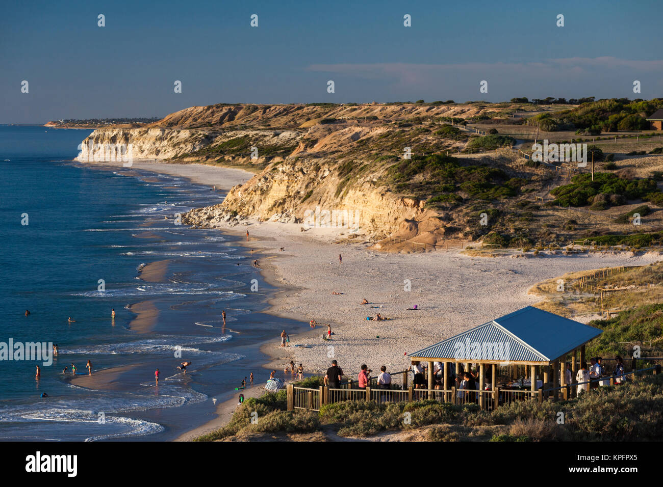 Australia, Fleurieu Peninsula, Port Willunga, sunset Stock Photo - Alamy