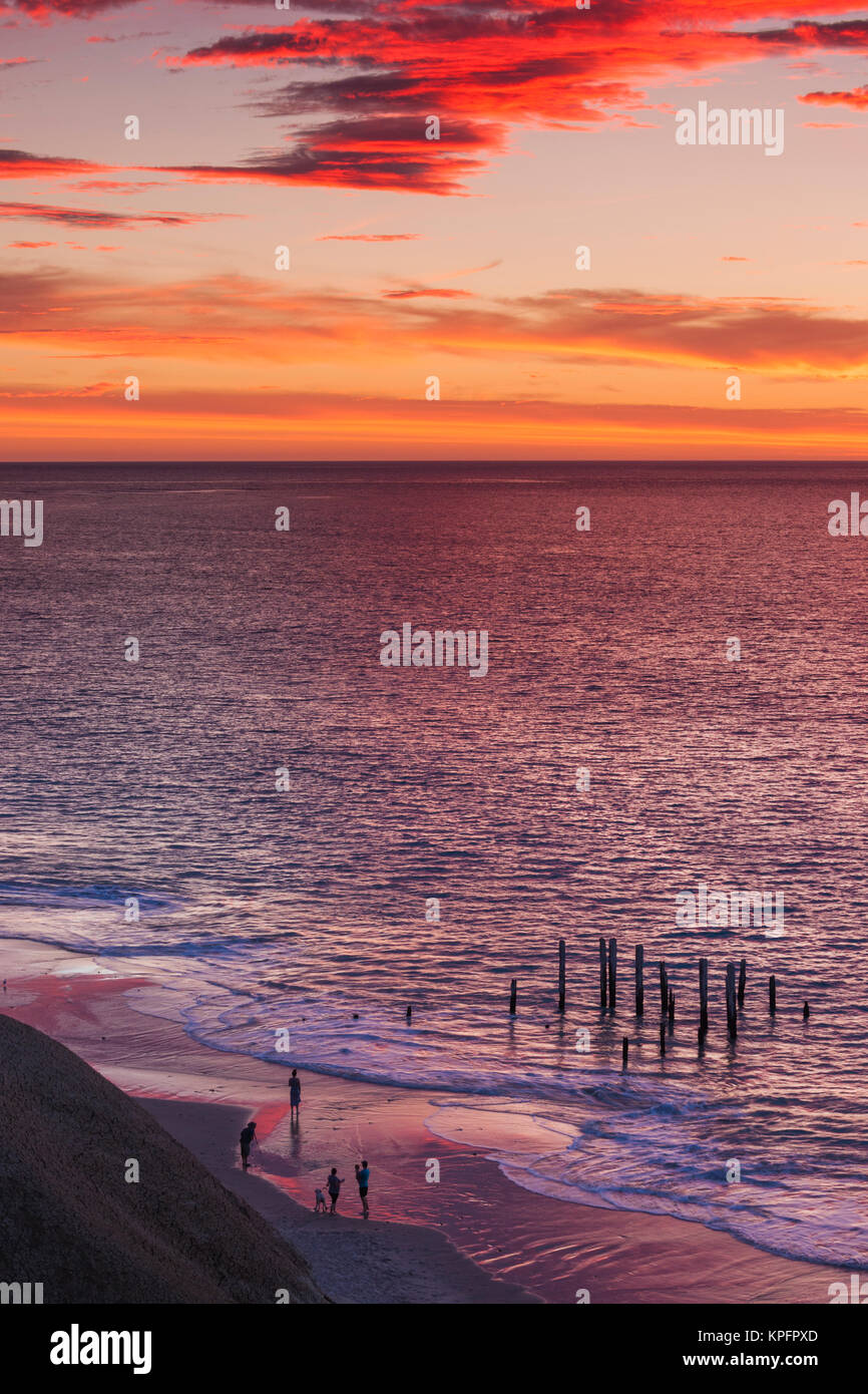 Australia, Fleurieu Peninsula, Port Willunga, sunset Stock Photo - Alamy