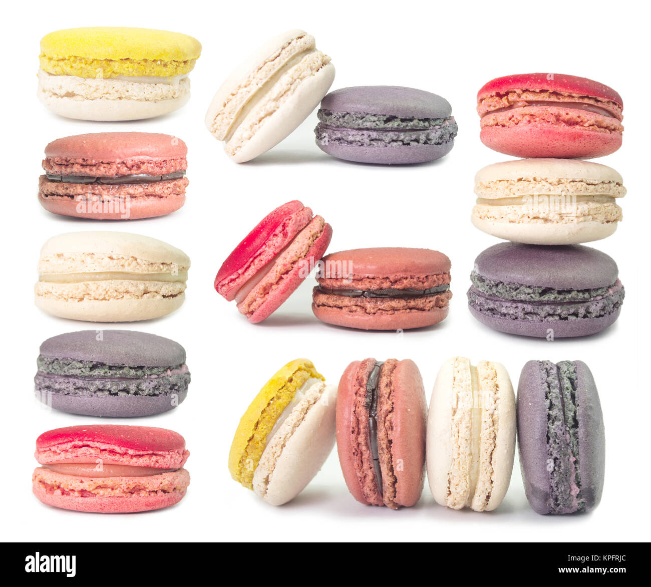 colorful macaron isolated Stock Photo - Alamy