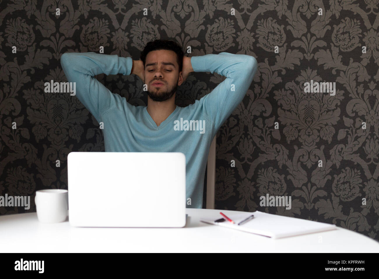 Stressful technical problems Stock Photo - Alamy