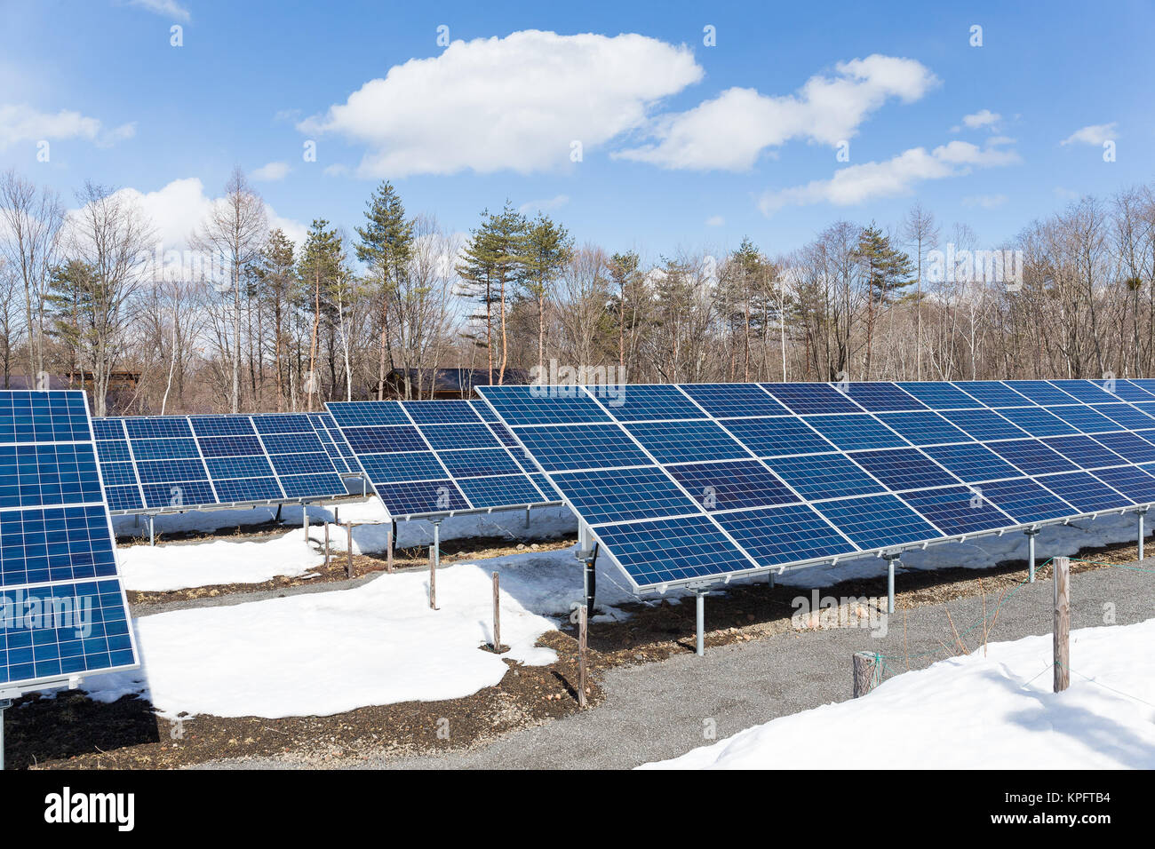 Solar energy panels plant Stock Photo - Alamy